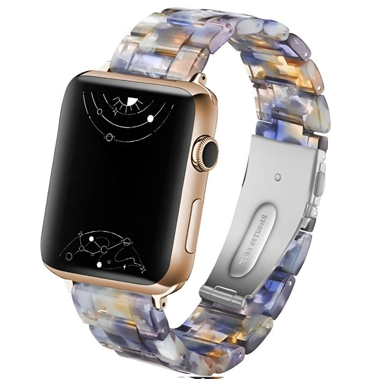 Echo Unique Resin Metal Band For Apple Watch Series 1-9, Ultra, Ultra 2 ...