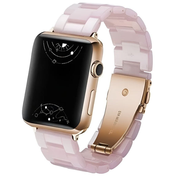 Echo Unique Resin Metal Band For Apple Watch Series 1-9, Ultra, Ultra 2 ...