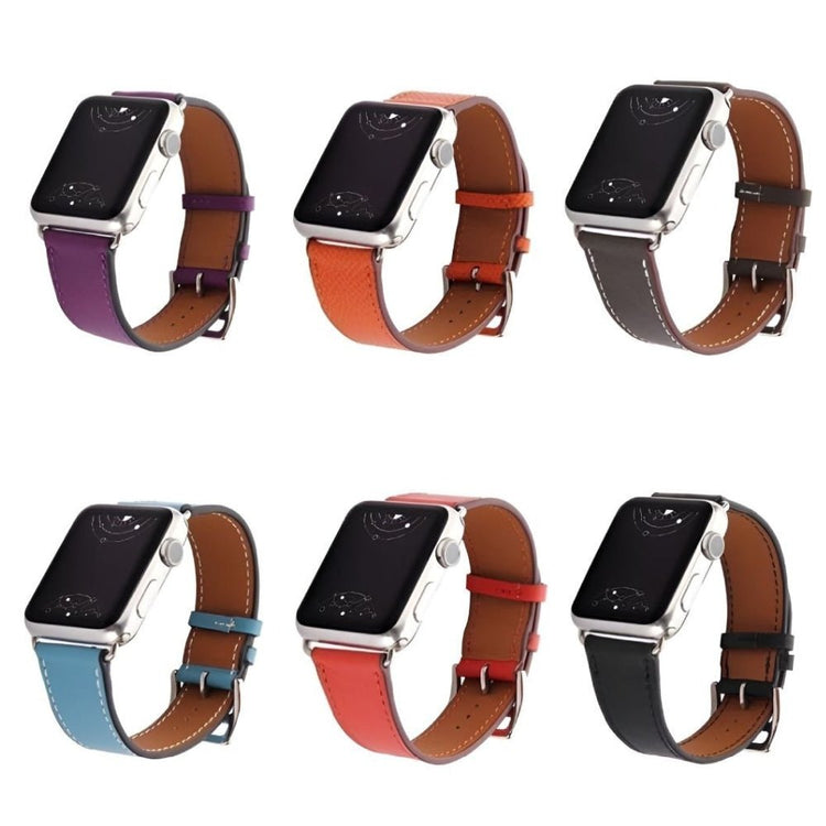 Solis Genuine Leather Band For Apple Watch Series 1-10/Ultra/Ultra2/SE ...