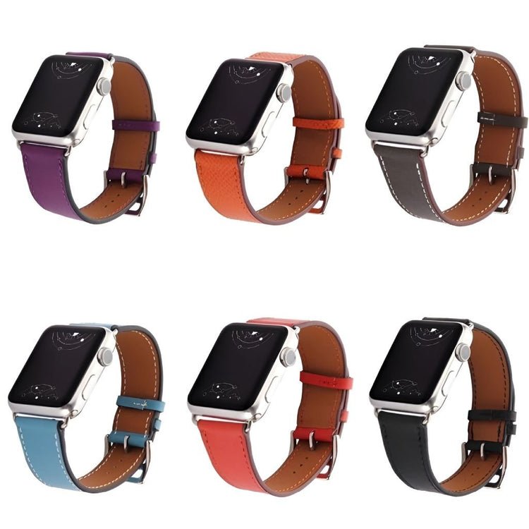 Solis Genuine Leather Band For Apple Watch Series 1-10/Ultra/Ultra2/SE ...